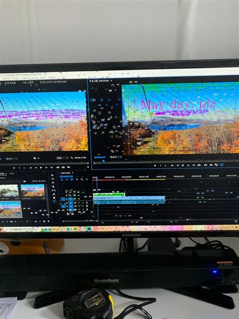 컴퓨터 화면 깨짐 현상 지식in