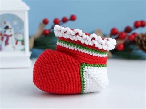 Christmas Sock Free Crochet Pattern Amigurumi Space