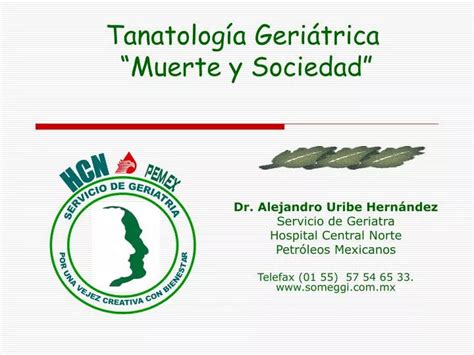 Ppt Tanatología Geriátrica “muerte Y Sociedad” Powerpoint
