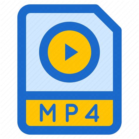Document File Folder Format Mp4 Icon