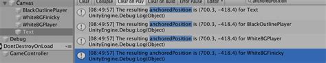 Rect Transform Position Not Updating Correctly But Print Statements Show Correct Values Unity