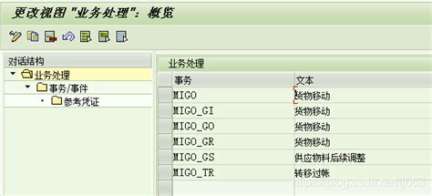 sap中migo子功能配置介绍 sap migo csdn博客