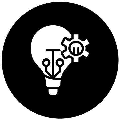 Premium Vector Vector Design Automation Solutions Icon Style