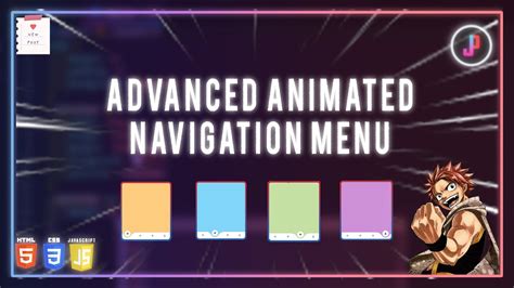 How Advanced Animated Navigation Menu Bar Are Created Using Html Css