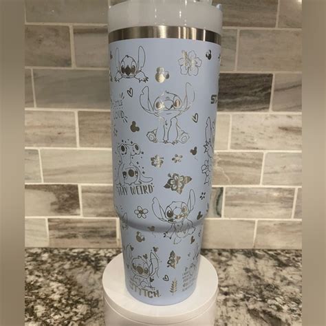Stanley Kitchen Lilo And Stitch Laser Engraved Stanley Tumbler Cup