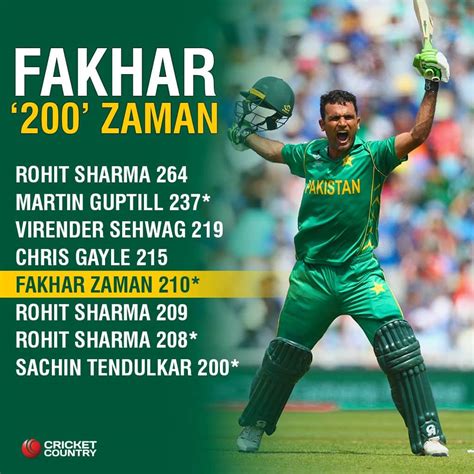 Zimbabwe Vs Pakistan 4th Odi Fakhar Zaman Smashes First 200 For