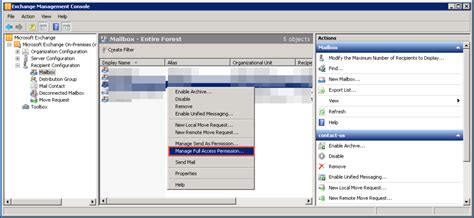 Configure A Shared Mailbox In Exchange 2016 2013 2010 Using EMC