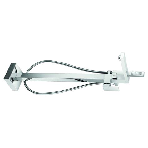 Rak Cubis Polished Chrome Modern Bath Shower Mixer Tap Solid Brass