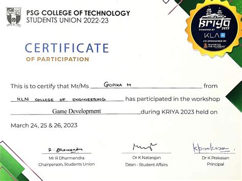 Gamedevelopment Unrealengine Blender Kriya2023 Psgtech Learningjourney 3dmodeling Gopika M