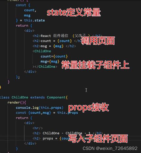 react 父子组件通信 props state react 子组件获取父组件state csdn博客