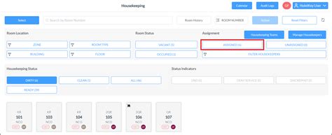 Print Housekeeping Assignment Sheet