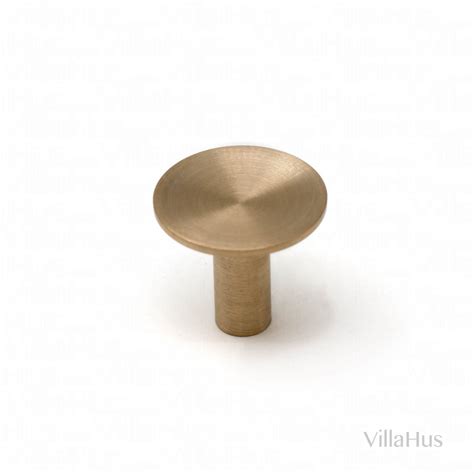 Cabinet Knob Brushed Brass Model Deep 24 Mm Cabinet Knobs