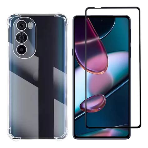 Kit Capa Capinha Anti Impacto Para Moto Edge Pelicula Cor Transparente Mercadolivre