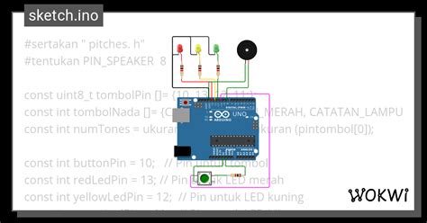 Proyek Tugas 3 Led Wokwi Esp32 Stm32 Arduino Simulator