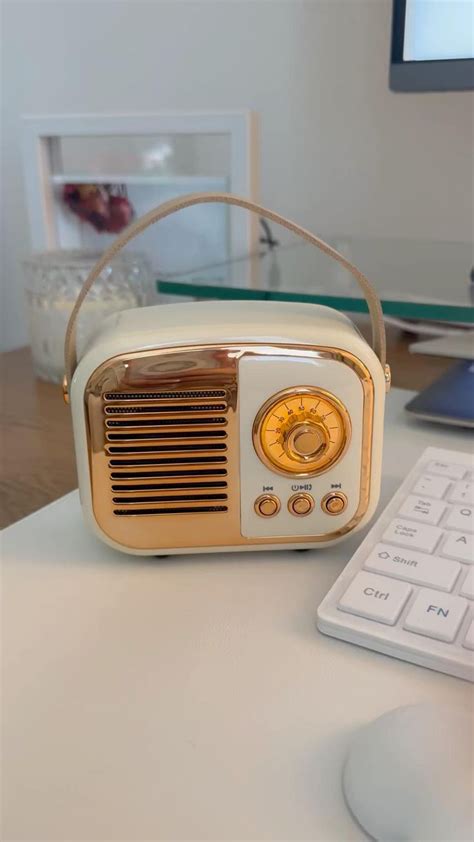 Aresrora Retro Bluetooth Speaker Vintage Wireless Speaker Portable