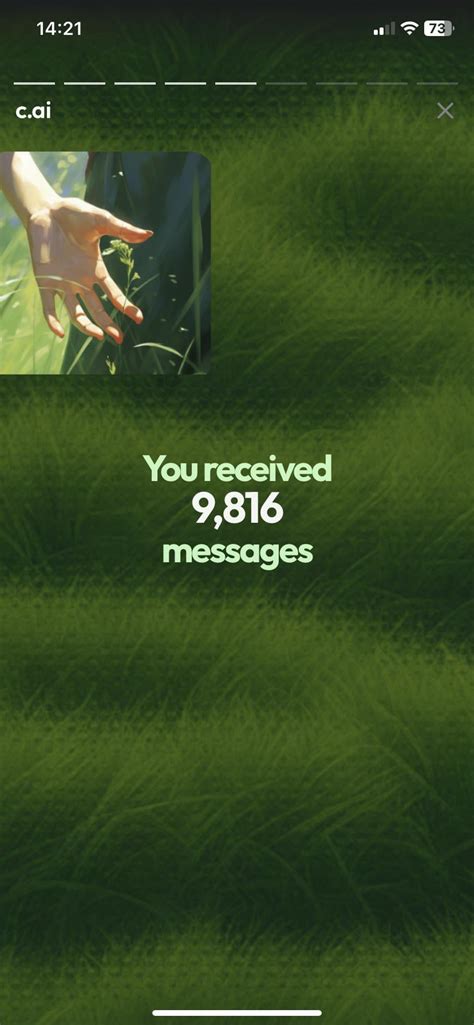 This May Be The Lowest Message Count Ive Seen So Far… R Characterai
