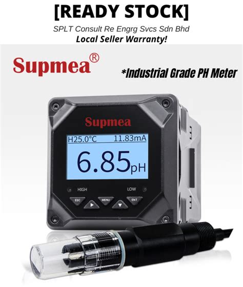 Supmea Industrial Grade Ph Sensor Ph Meter With Controller For