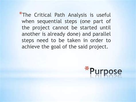 critical path analysis pptx business business and finance