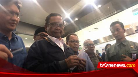 Mahfud MD Minta Polisi Jerat Pasal Percobaan Pembunuhan Pada Mario Anak