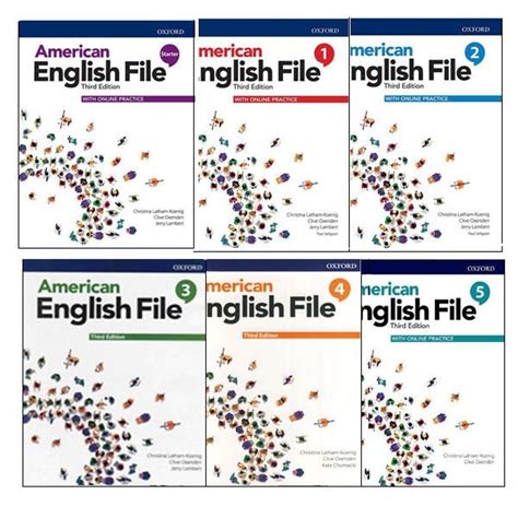 مجموعه کامل کتاب امریکن انگلیش فایل ویرایش سوم American English File
