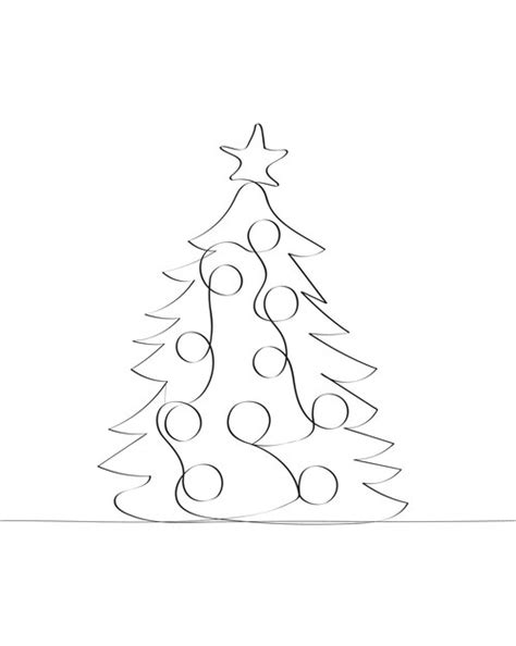Feliz árbol De Navidad Esquema Tarjeta De Felicitación Diseño Del