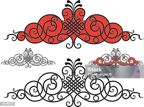 Vector Design Blacksmithing Elements Stok Vektör Sanatı And Dekor‘nin