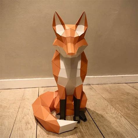 Papercraft World Fox 3d Origami Model Papercraft Kit Chapter 4