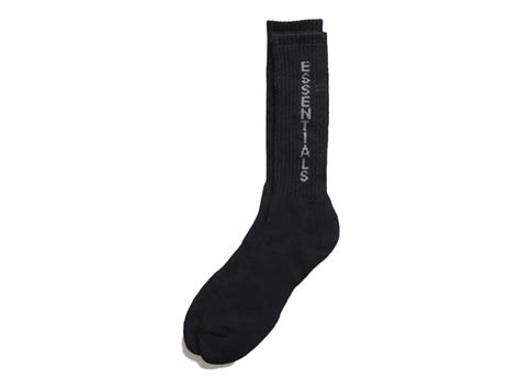 ช้อป Fear Of God Essentials Crew Socks Blackของแท้ที่ Sasom