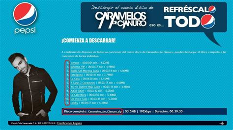Pepsi Y El Nuevo Cd De Caramelos De Cianuro ~ Curioseando