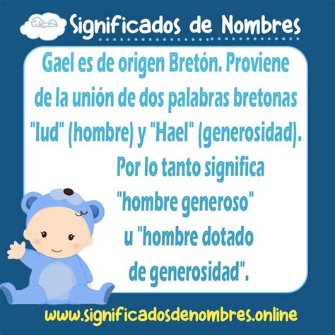 Significado Del Nombre Gael Dishedmoms