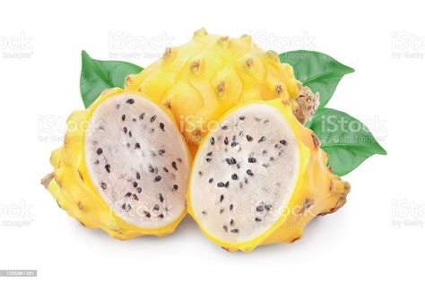 잘 익은 드래곤 과일 피타야 또는 피타 하야 노란색 흰색 배경에 고립 과일 건강 한 개념 0명에 대한 스톡 사진 및 기타 이미지
