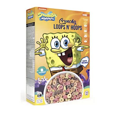 Spongebob Crunchiz Loops N Hoops 375g Kkb Sweets And More