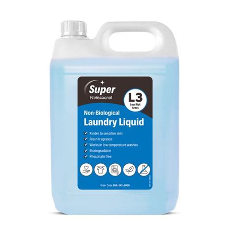 L3 Non Biological Laundry Liquid 5l Best Laundry Liquid Vertella
