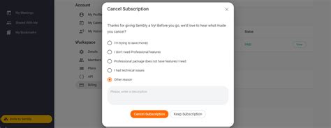 Cancel Subscription Includes Trial Cancellation Sembly Ai