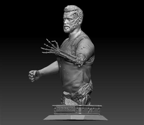 Terminator Dark Fate 3d Model By Andreyad77