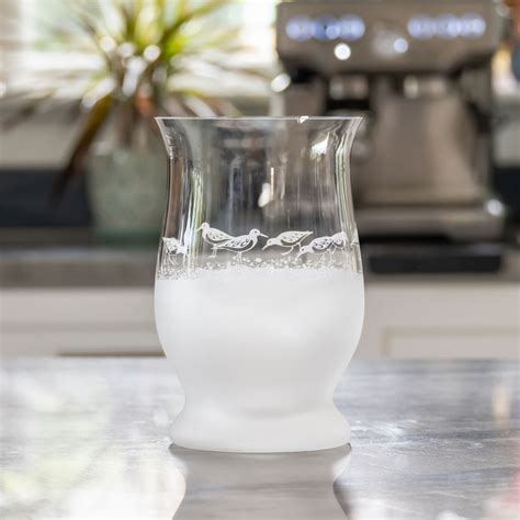 Sandpiper Candle Hurricane Shade Rolf Glass