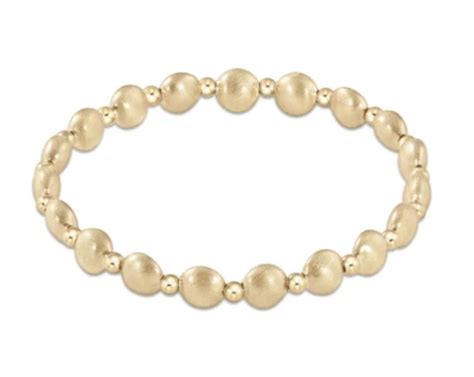 Enewton Bracelet Honesty Gold Grateful Pattern 6mm Bead Gold Presence