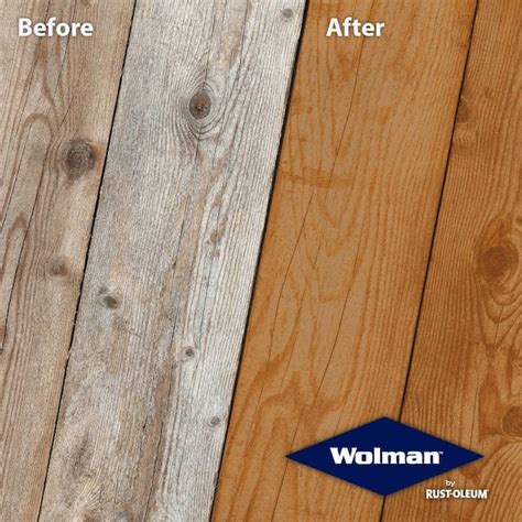 Stained Wood Before And After