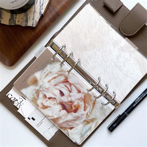 Personal Size Faded Memories Printable Planner Dashboard Set Etsy