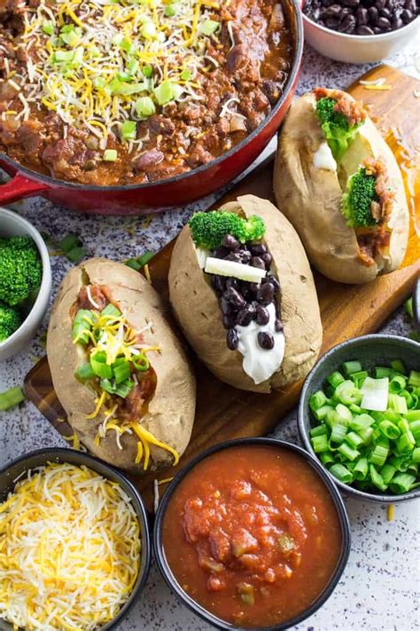 Baked Potato Bar Ideas Entertaining On A Budget • Dishing Delish