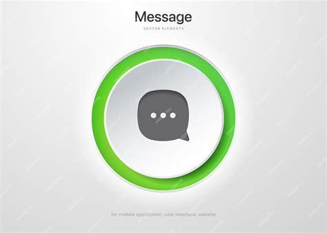 3d 메시지 채팅 말하기 대화 모바일 앱 웹 사이트 모바일 앱 Ui에 대한 채팅 아이콘 기호 기호 프리미엄 벡터