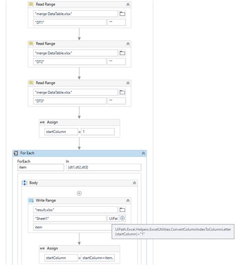 merge datatable more than 2 datatable activities uipath community