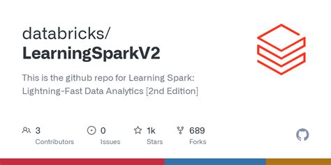LearningSparkV Notebooks README Md At Master Databricks LearningSparkV GitHub