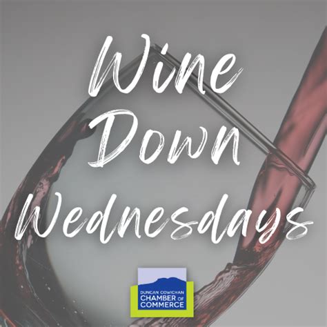 Wine Down Wednesdays Dates And Registration