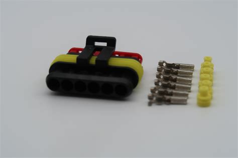 Superseal 6 Pin Connector Male Gr Motorsport Electrics