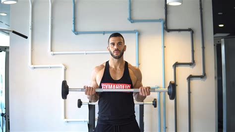 How To Do Barbell Drag Curl Muscles Worked Video