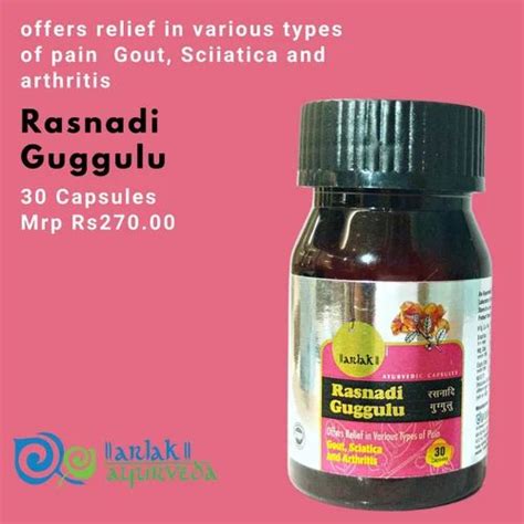 CAPSULES USE FOR ARTHRITIS RASNADI GUGGULU Packaging Type Bottle At