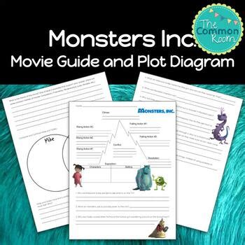 Monsters Inc Movie Guide Questions Activity And Plot Diagram Tpt