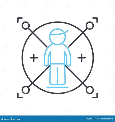 Ambient User Experience Line Icon Outline Symbol Vector Illustration Concept Sign Stock