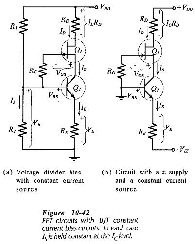 Jfet Biasing Circuits Constant Current Bias